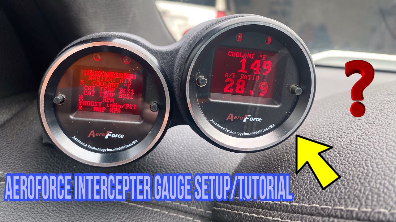 Aeroforce Interceptor Gauge setup/turorial - YouTube