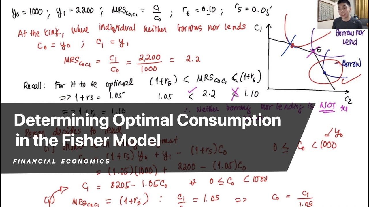 Determining Optimal Consumption in the Fisher Model - YouTube