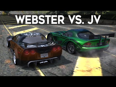 NFS Most Wanted - Chevrolet Corvette C6 (Webster) vs. Dodge Viper SRT-10 (JV)