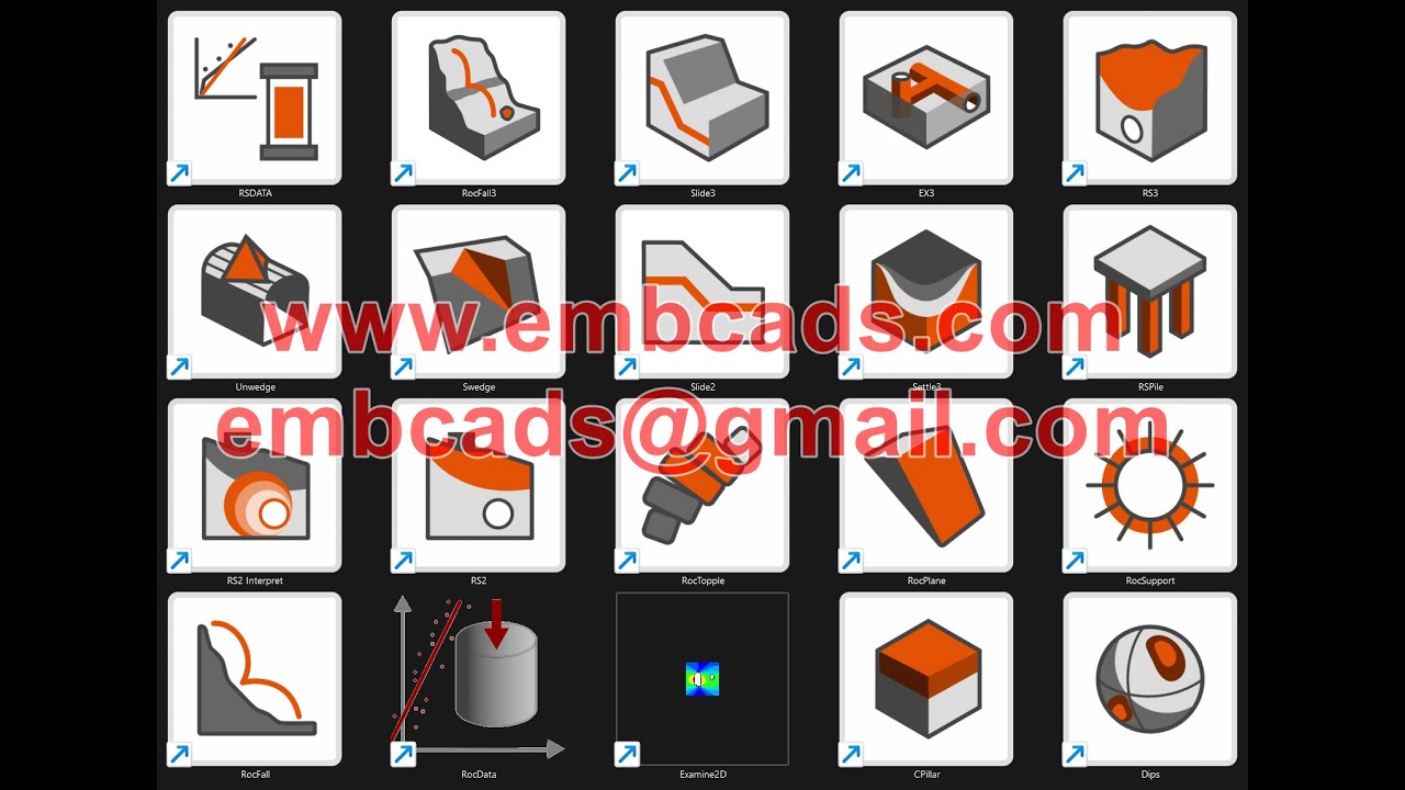 Rocscience V2022 May Full Suite Complete 19 Modules | Work Windows 11/ ...