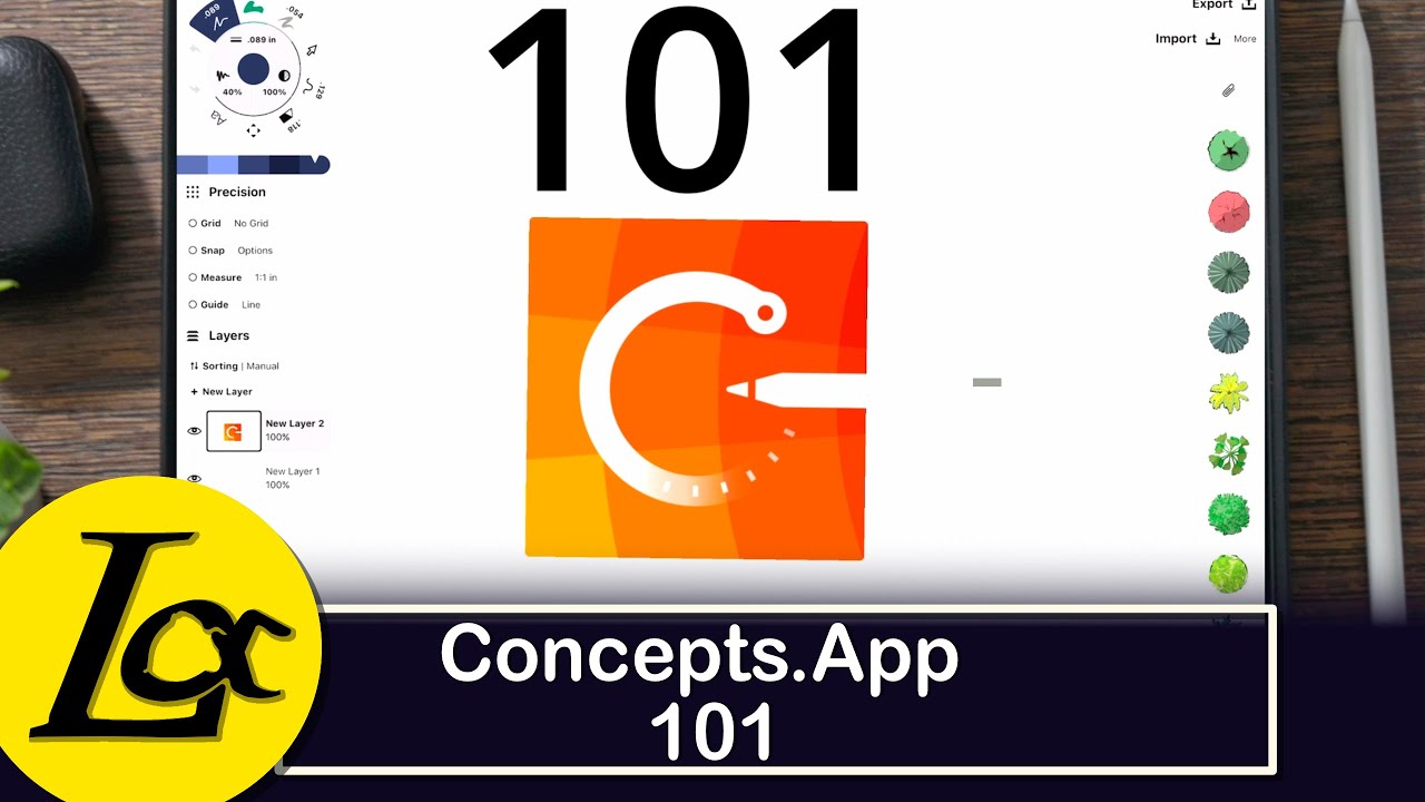 101 Concepts App tutorial for beginners: Landscape Design - YouTube