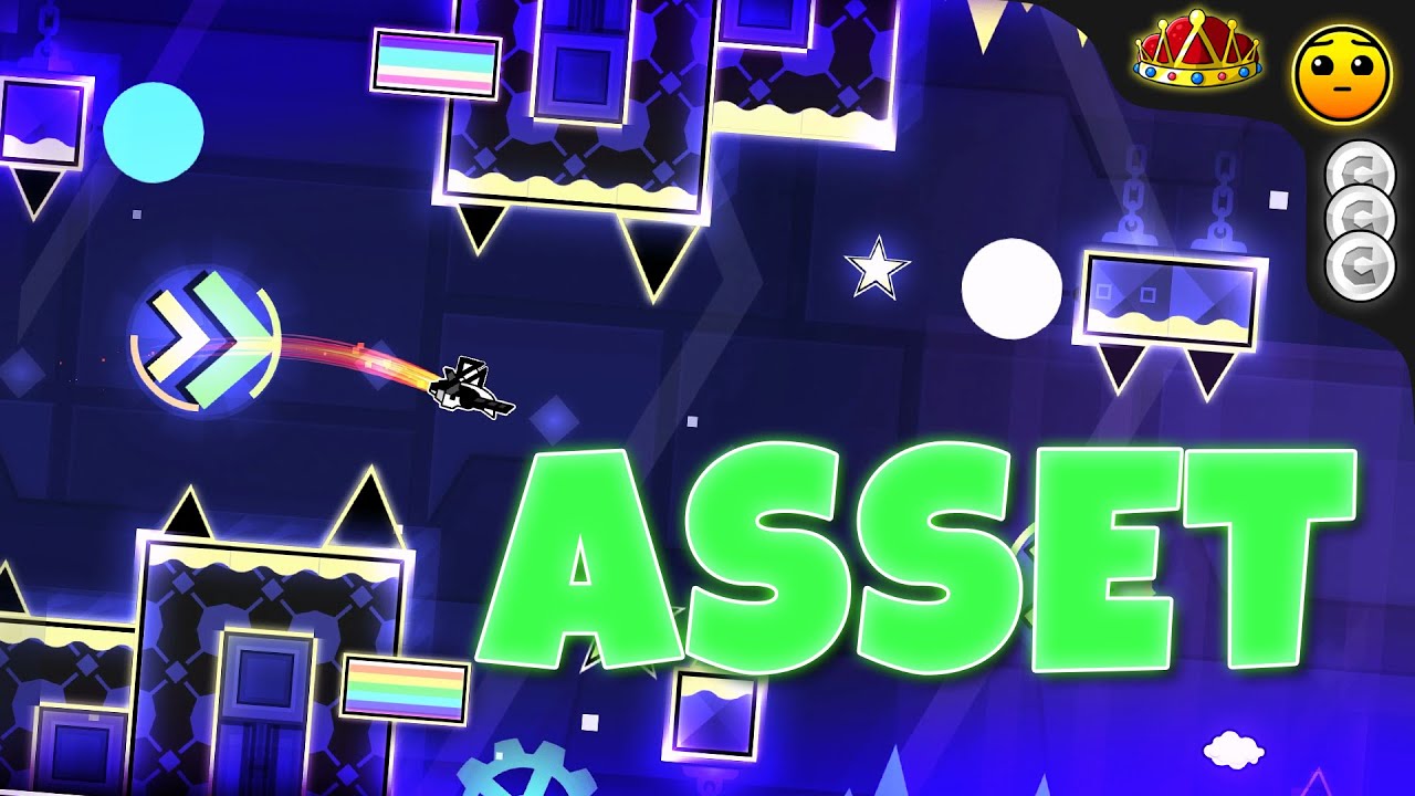 "Asset" By assing (ALL COINS) [Daily #2233] - Geometry Dash - YouTube