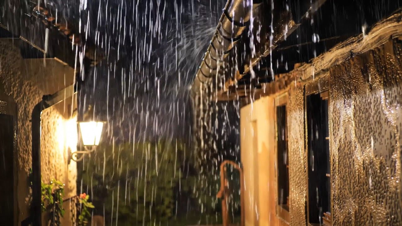Gentle Night Rain Without Thunder – Soft Rain Sounds to Help You Sleep ...