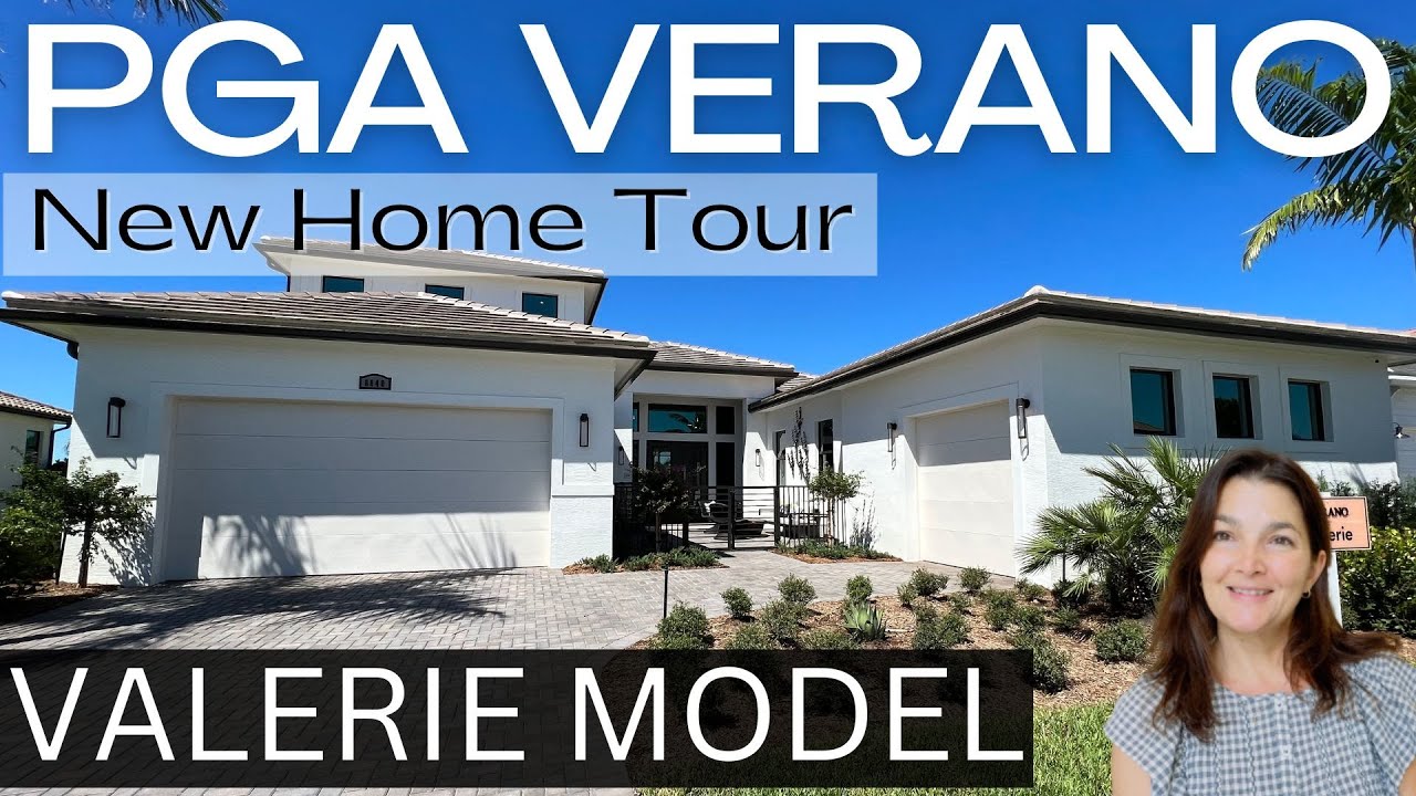 PGA VERANO NEW MODELS - THE VALERIE NEW HOME TOUR IN PORT SAINT LUCIE ...
