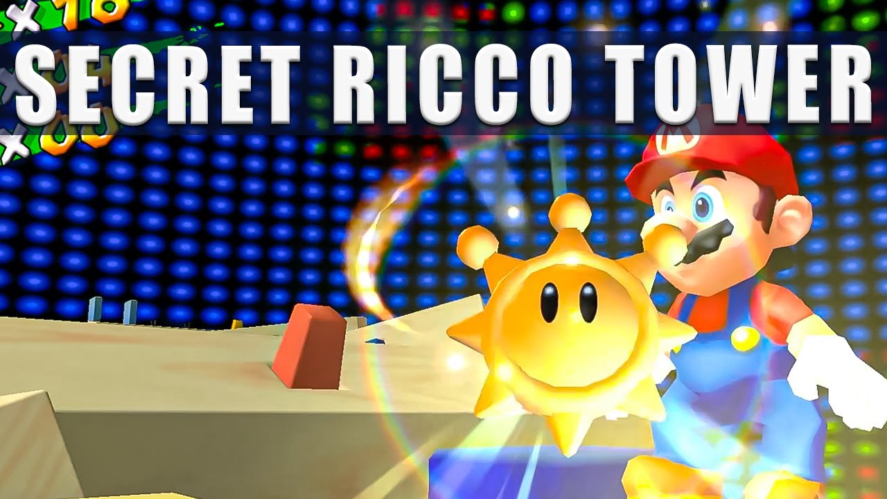 Super Mario Sunshine Switch The Secret of Ricco Tower Ricco Harbor ...
