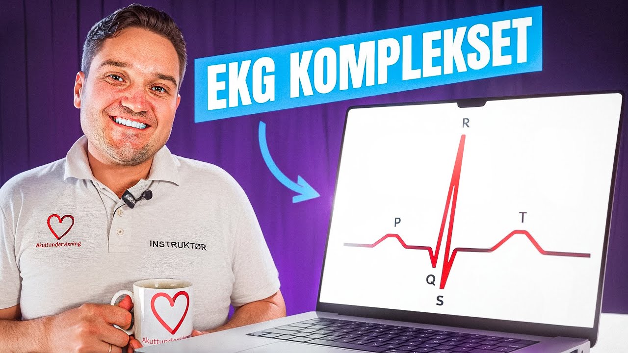 Lær de ulike delene av EKG komplekset - YouTube