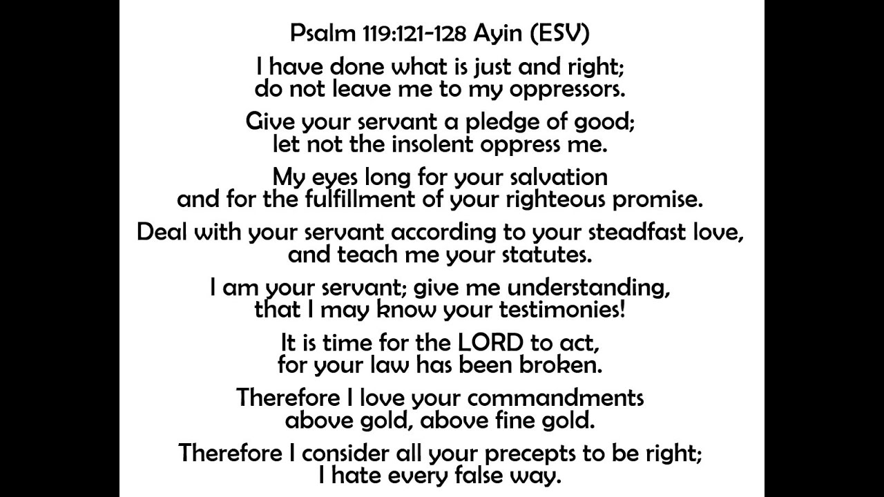 Psalm 119 121 128 Ayin YouTube psalm-119-121-128-ayin-youtube