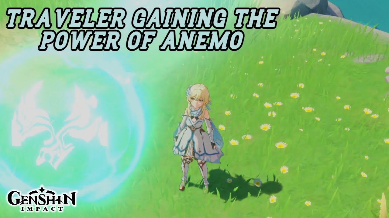 Traveler Gaining The Power of Anemo (Cutscene) - Genshin Impact - YouTube
