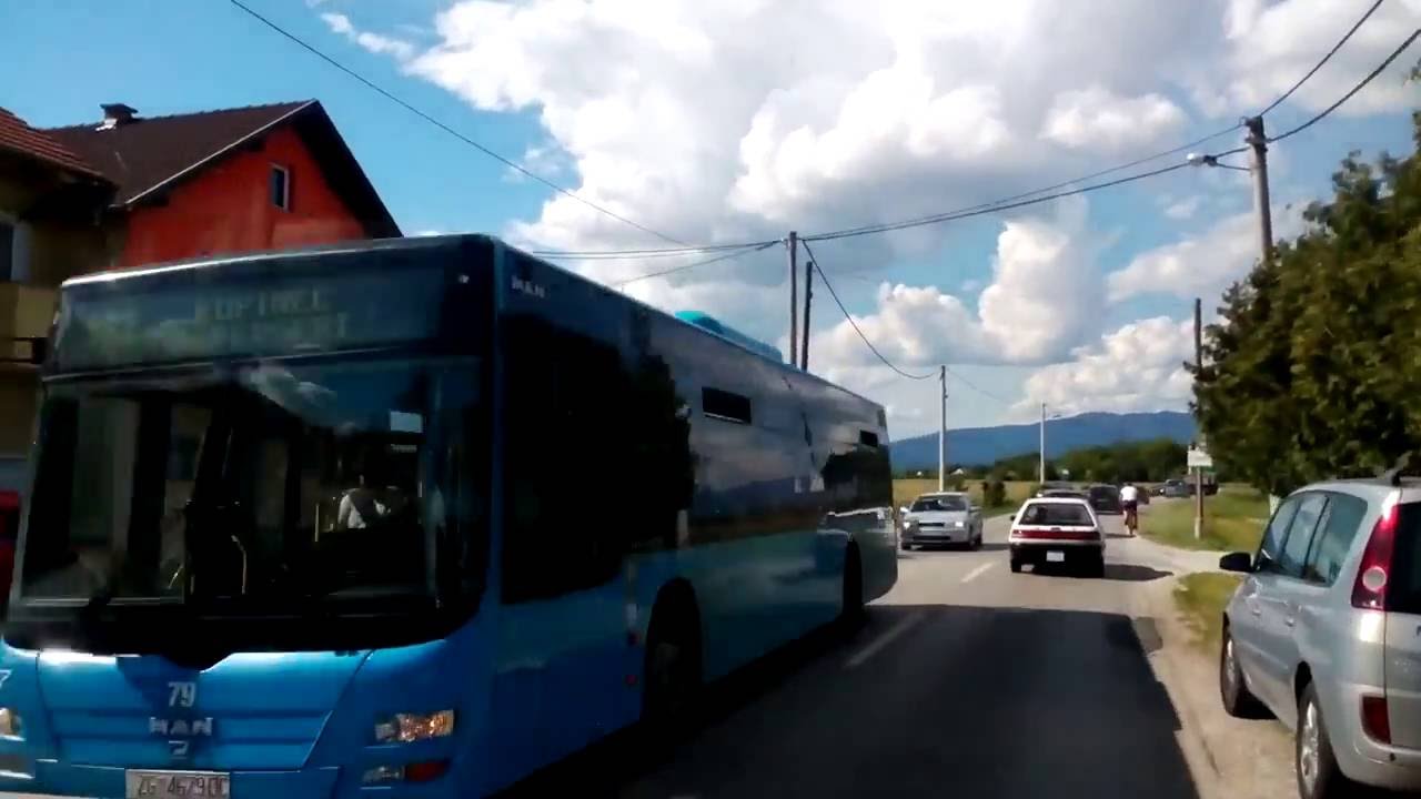 Zagreb:Dupci,ZET bus passing - YouTube