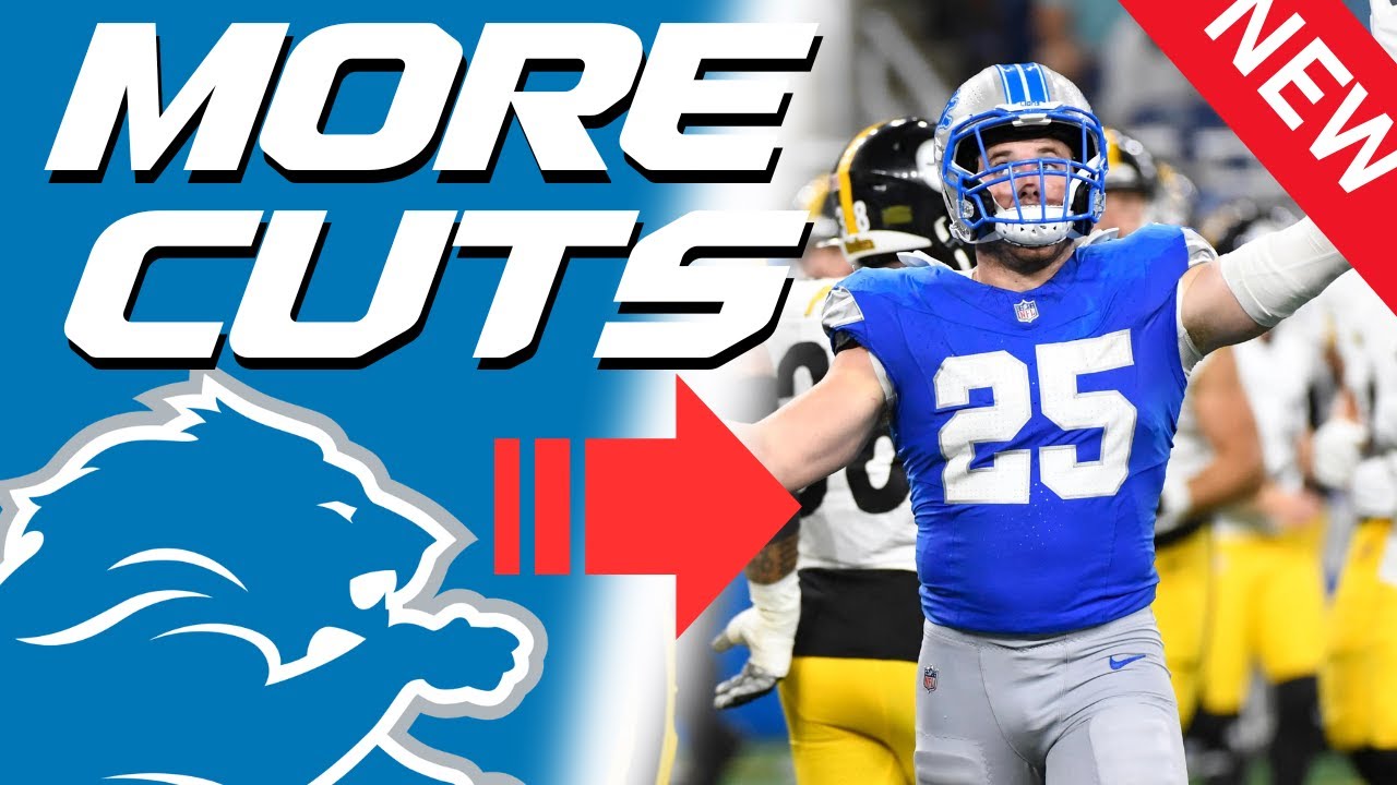 JUST IN: Detroit Lions Waste NO Time With Latest Cuts - YouTube
