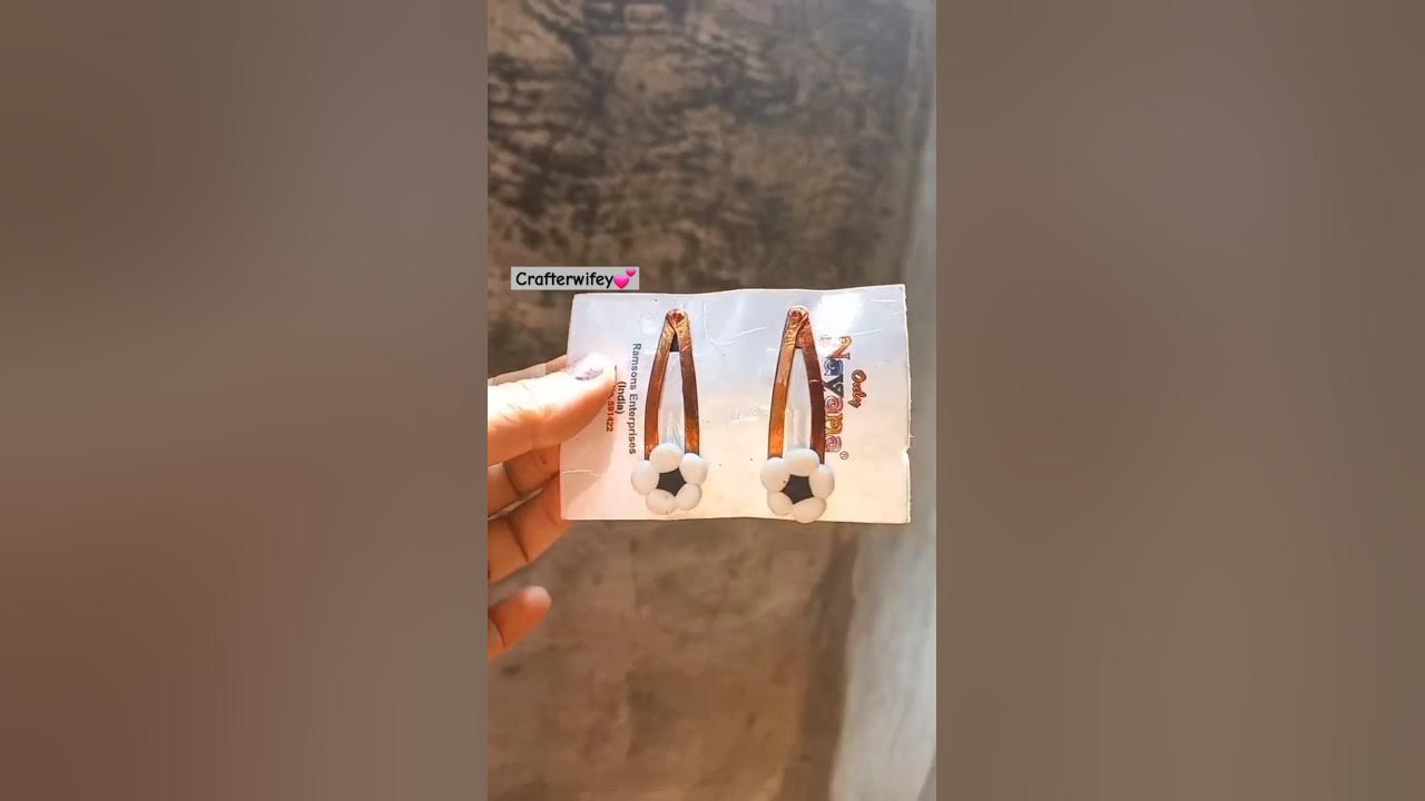 Diy hair clip💕#creativeclayideas #craft#diyprojects #ytshorts #shortvideo #crafterwifey - YouTube