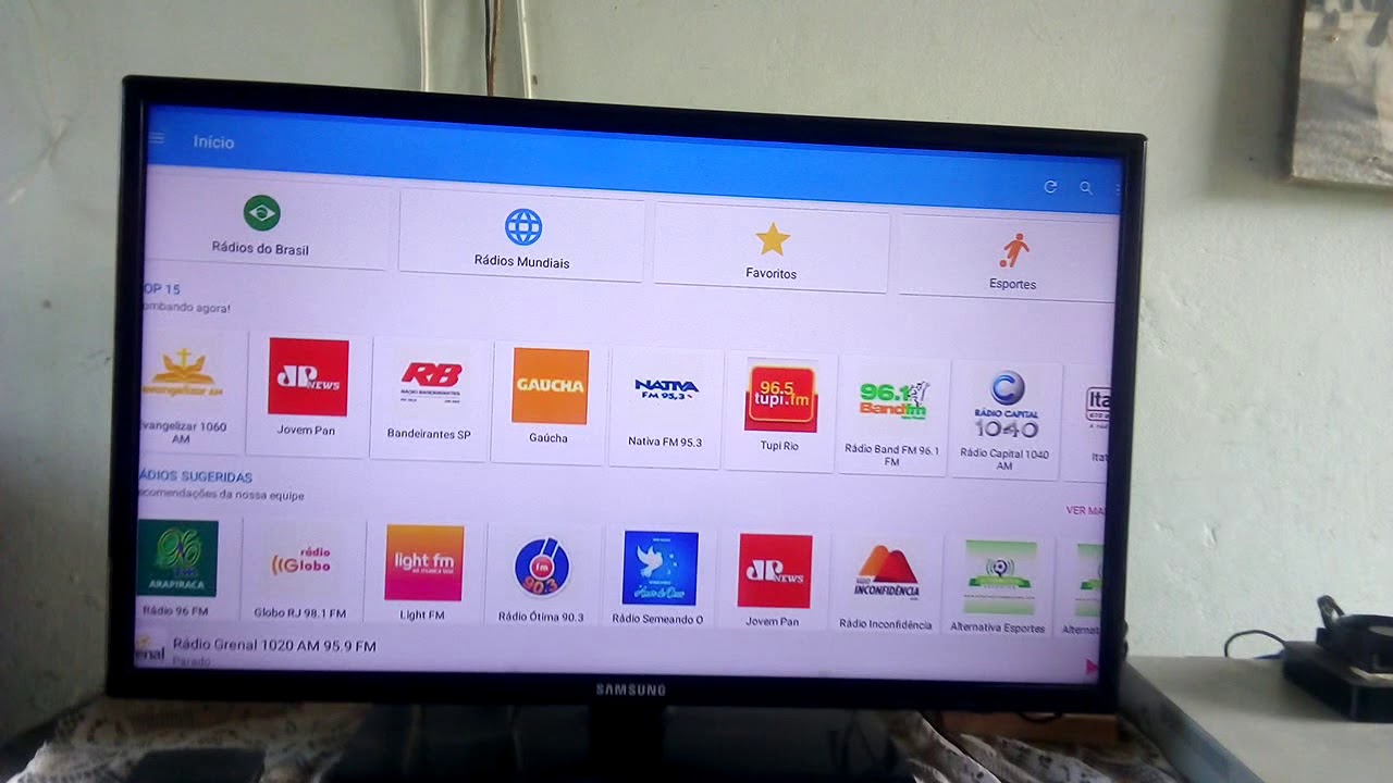 Ouvir rádio de graça na tv Box radiosnet - YouTube