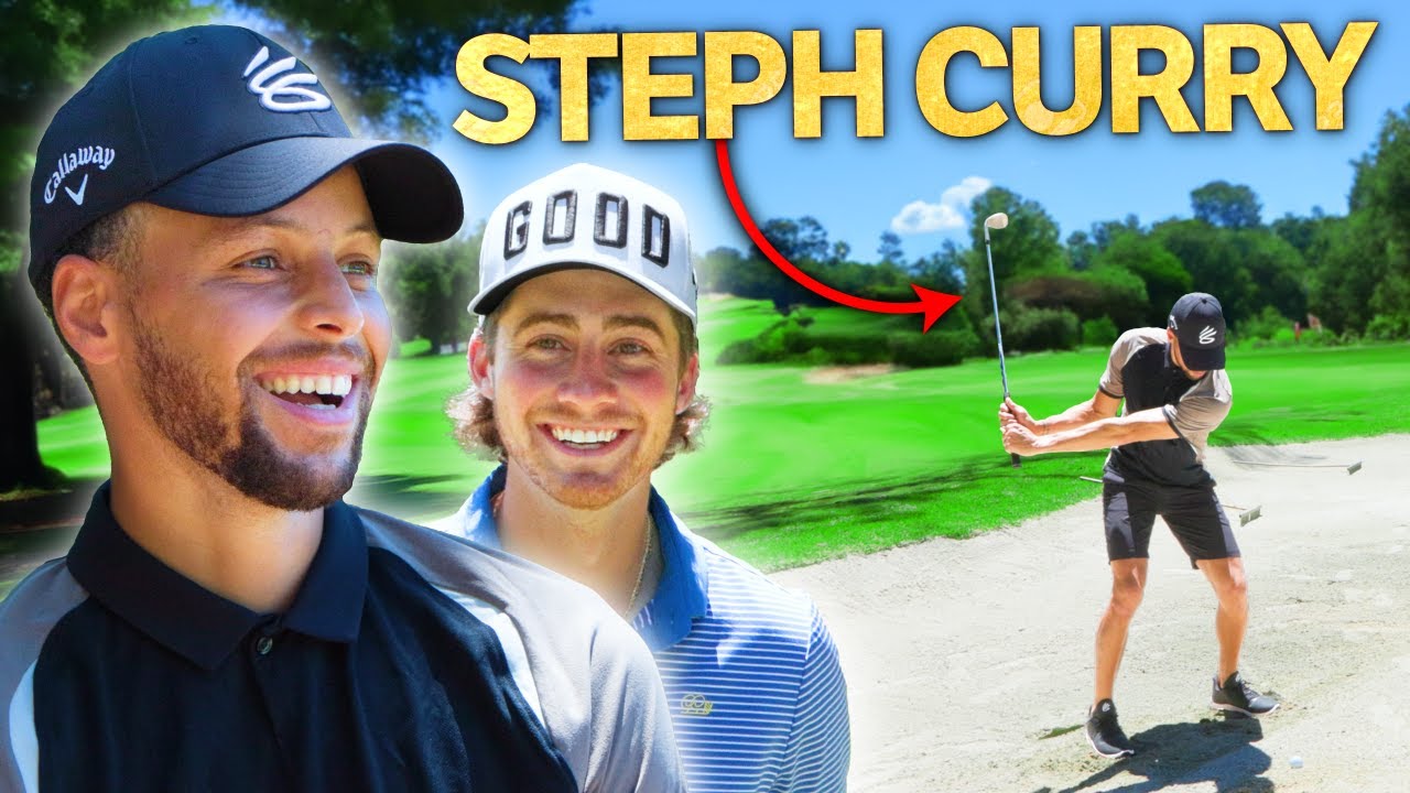 Steph Curry Plays Golf W/ Good Good - YouTube