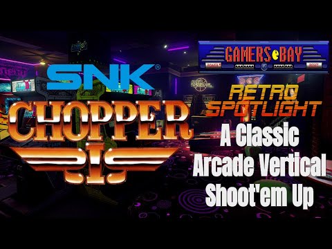 Chopper I (SNK, 1988) A Top-Down Vertical Arcade Shooter - YouTube