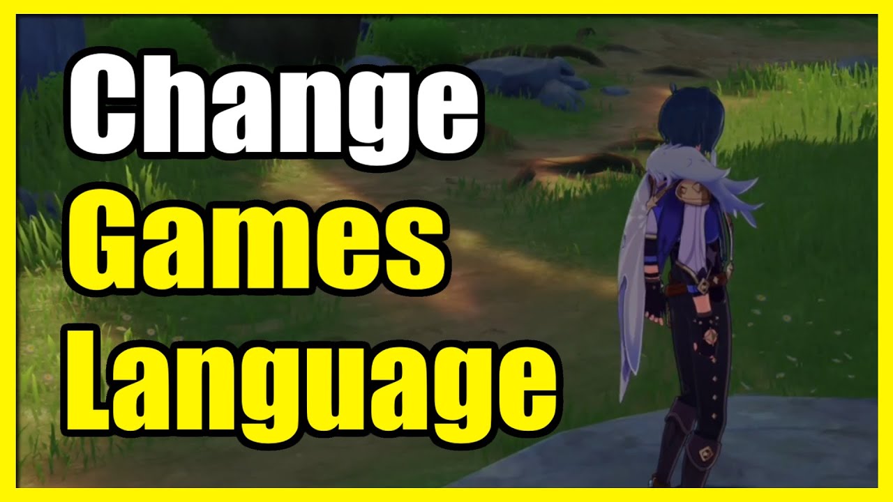 How to Change the Language in Genshin Impact back to English (Easy ...