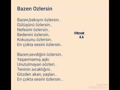 Bazen ozlersin