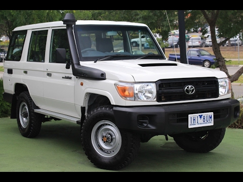 B6298 - 2016 Toyota Landcruiser Workmate Manual 4x4 Walkaround Video ...