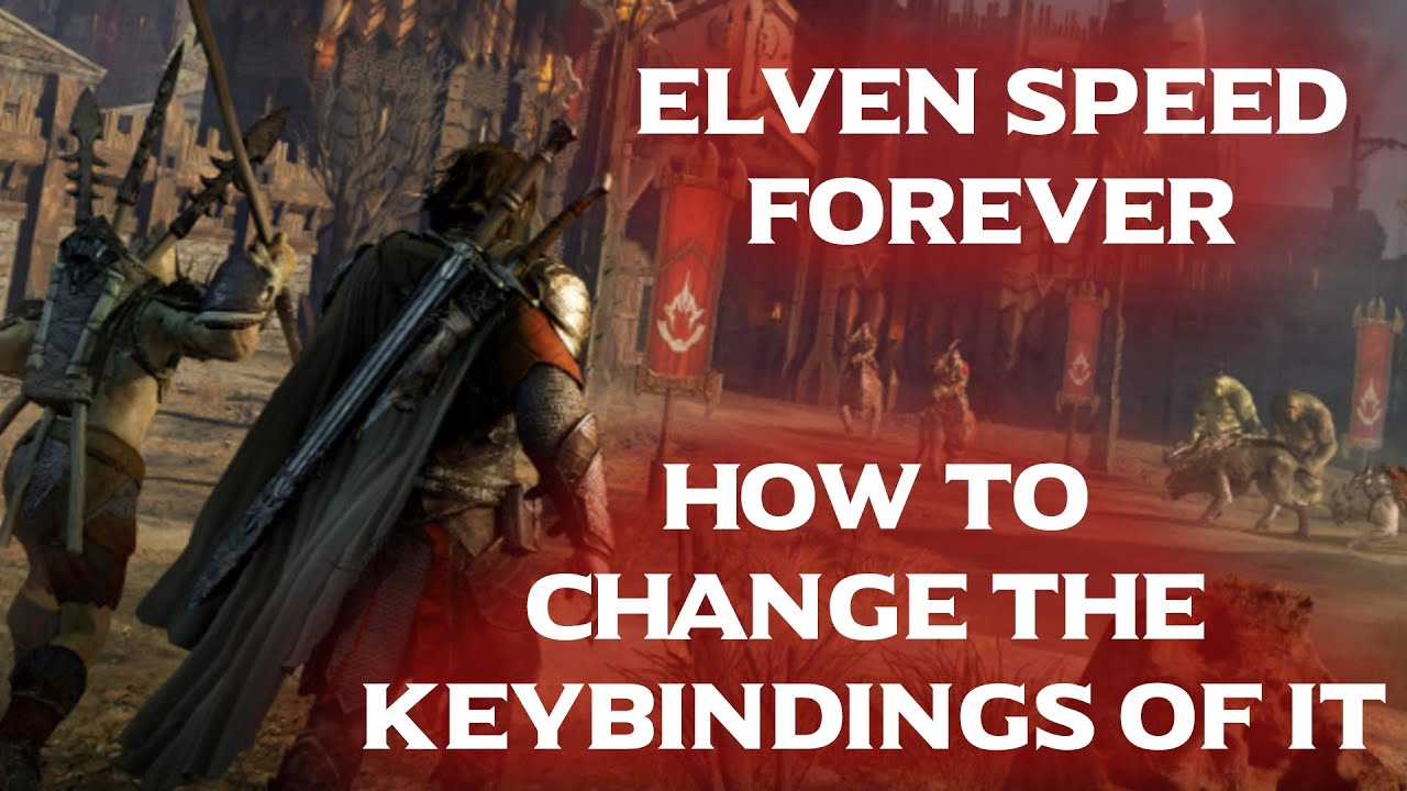 HOW TO USE ELVEN SPEED WHENEVER YOU WANT - Shadow of war - YouTube