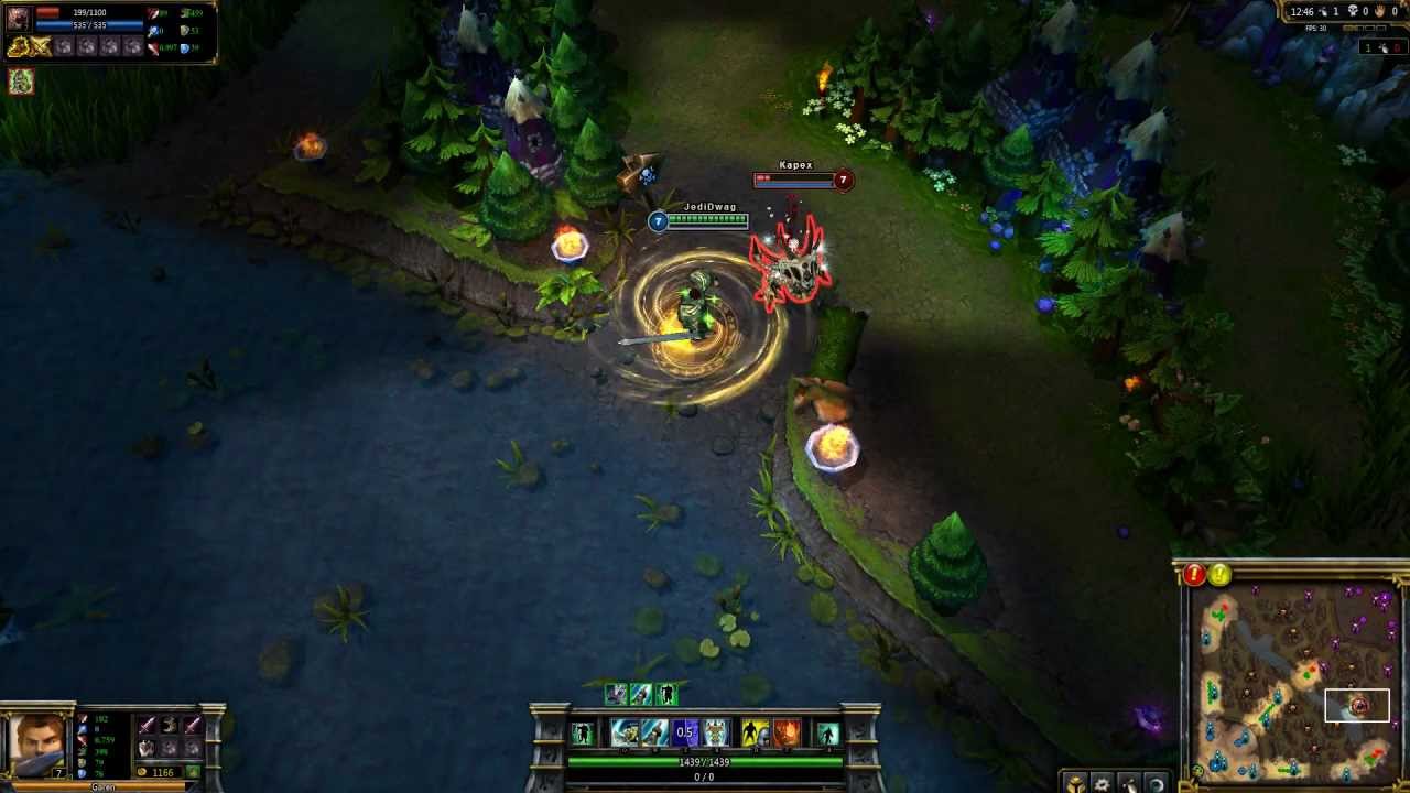 The Long Range Garen Ult - League Science - YouTube