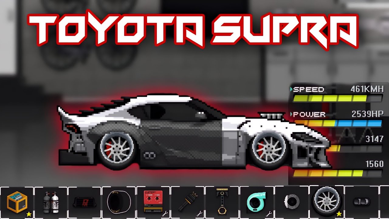 Toyota Supra MK5 2JZ-GTE | Pixel Car Racer | 6.2 Seconds - YouTube