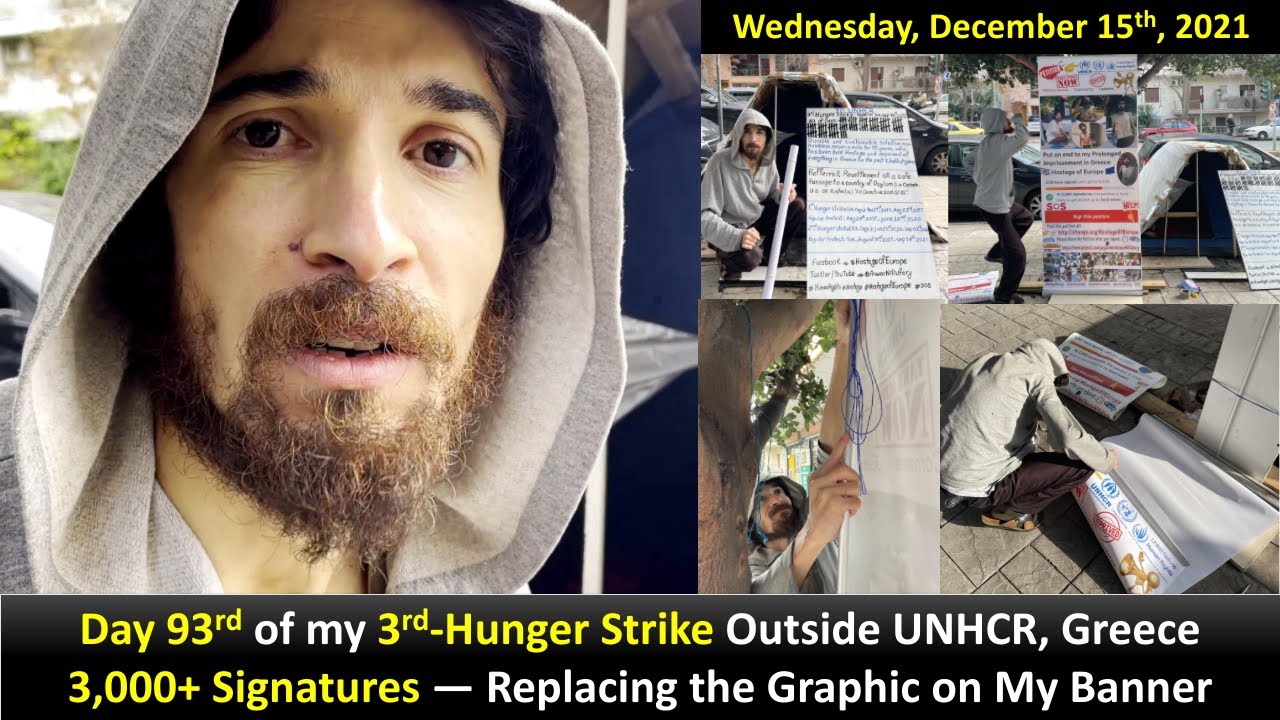 Day 93rd of my 3rd-Hunger Strike, Replacing the Graphic on My Banner ...
