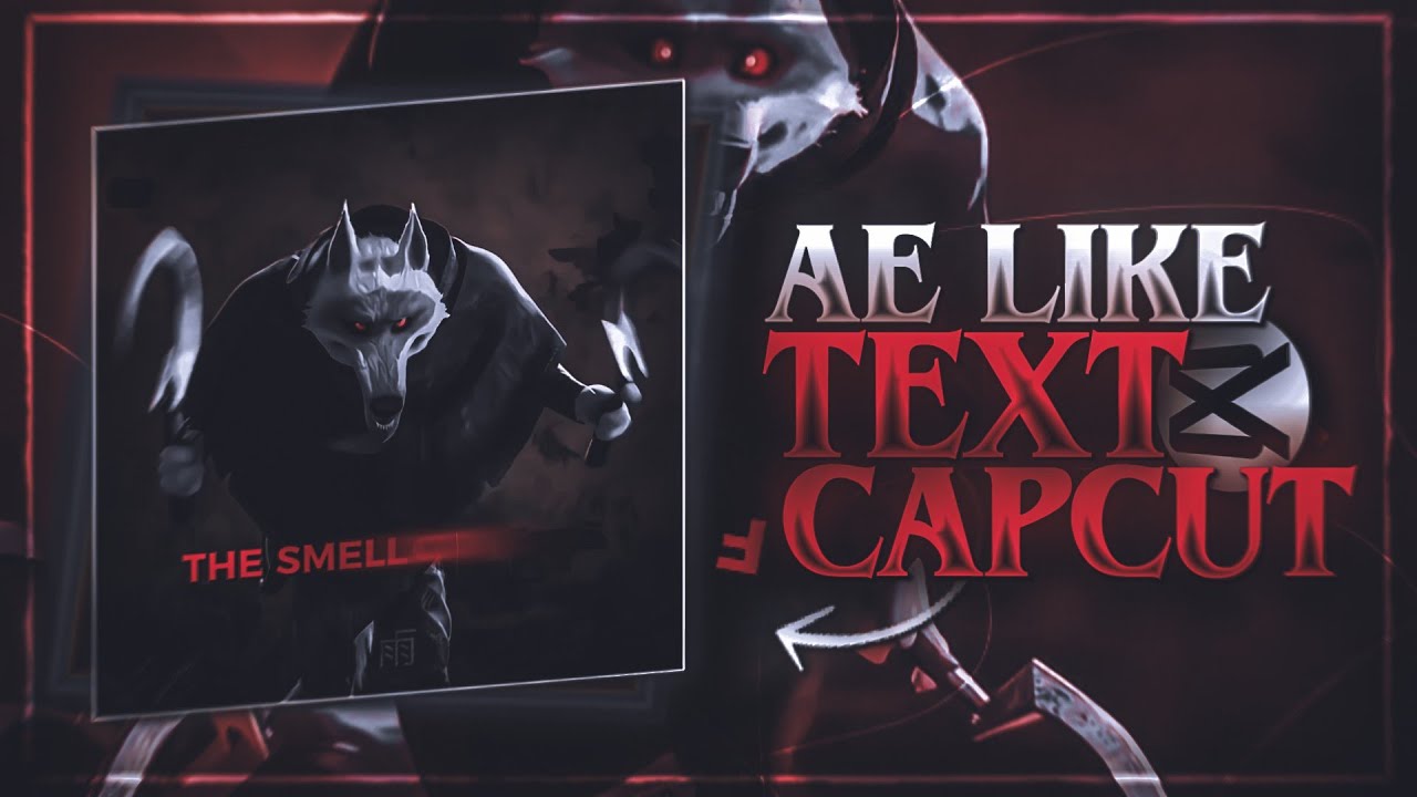 AE LIKE TEXT CAPCUT \ - tutorial - YouTube