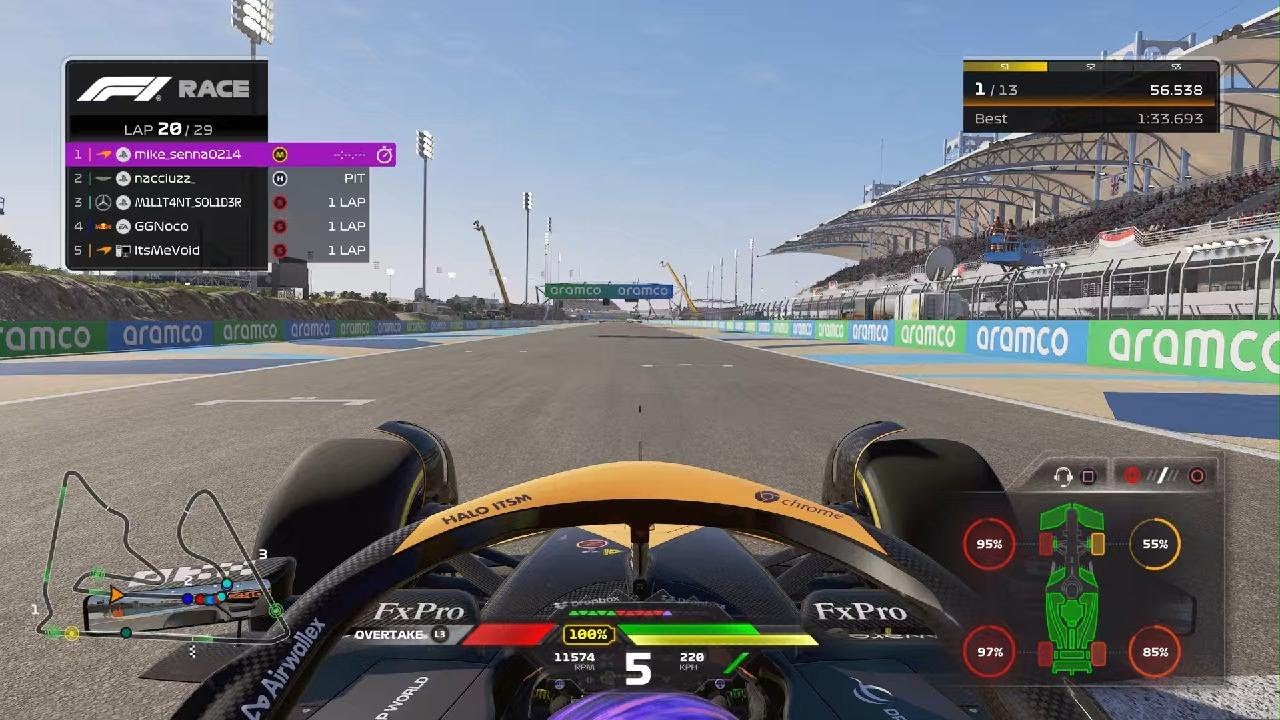 F1 24_PS5/Logitech G923_Bahrain/open lobby...tire bug??? - YouTube