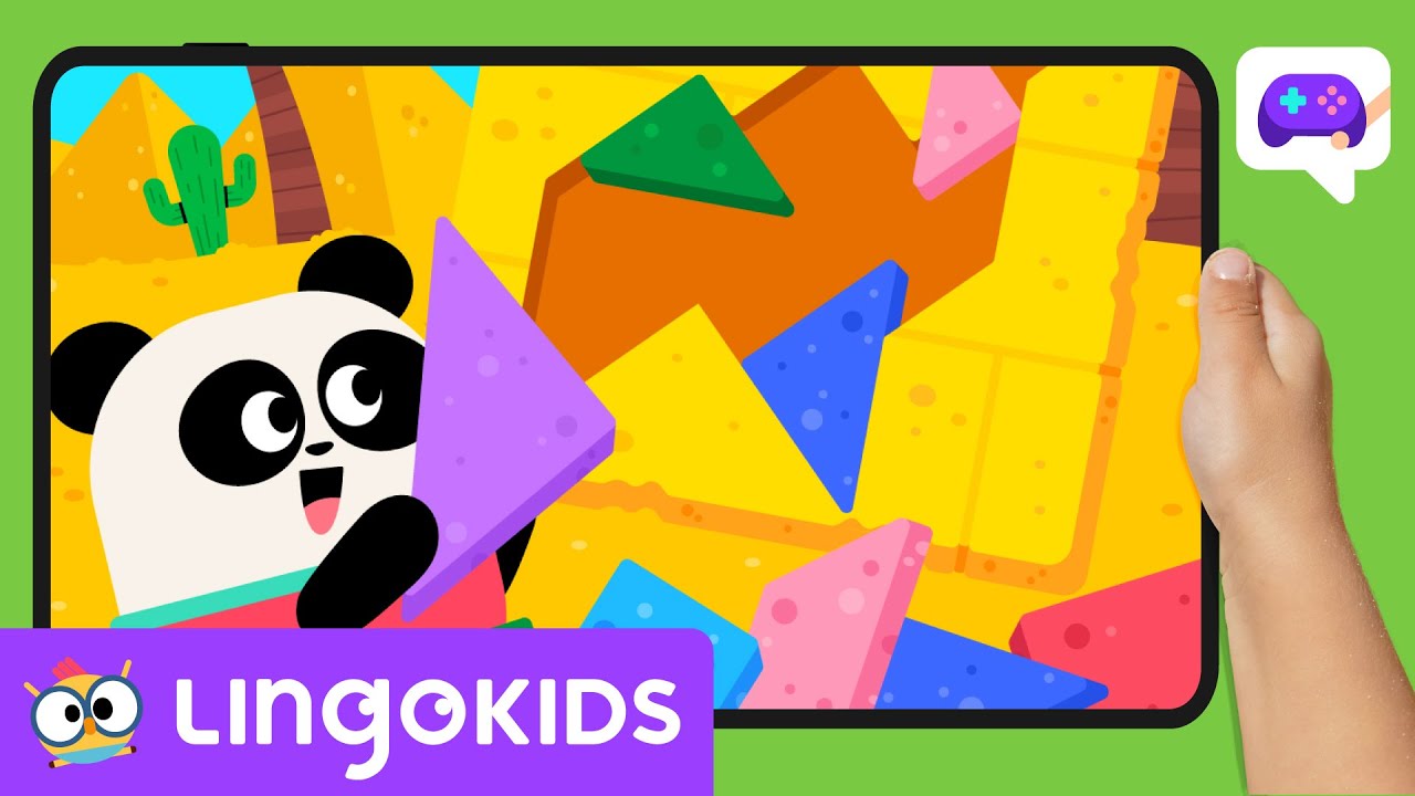 PUZZLE FOR KIDS 🧩 Tangram Animals: CAMEL 🐪 | Lingokids Games - YouTube