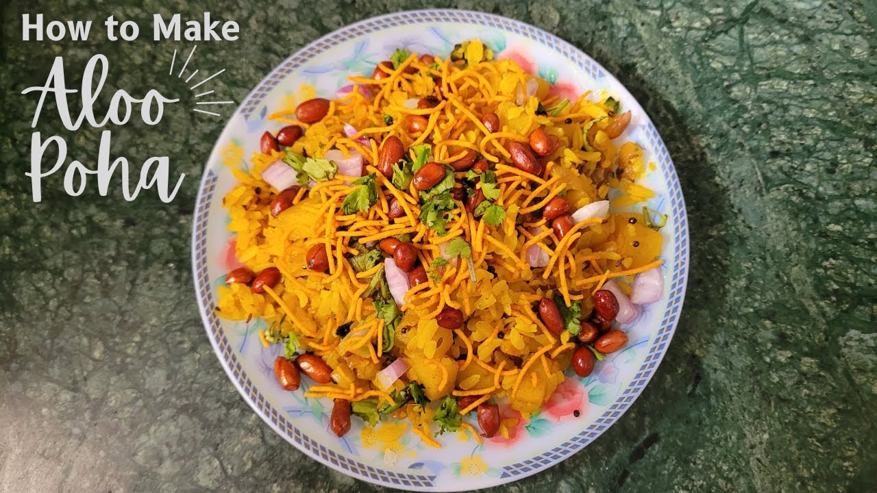 Aloo Poha recipe · आलू पोहा बनाने का आसान तरीका - YouTube