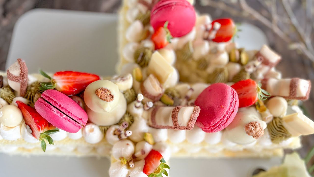 Zahlen Torte - Number Cake 4 - einfach selber machen zum Geburtstag - YouTube