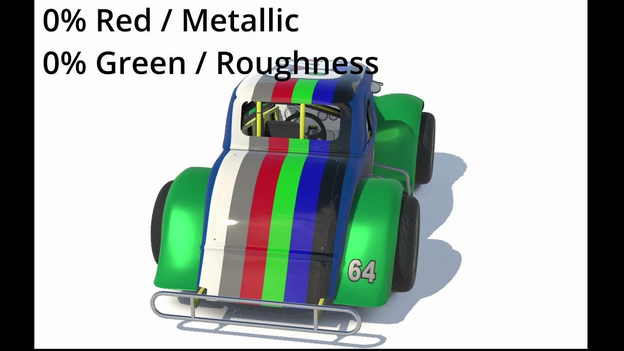 iRacing Paints - Spec Map Demo - YouTube