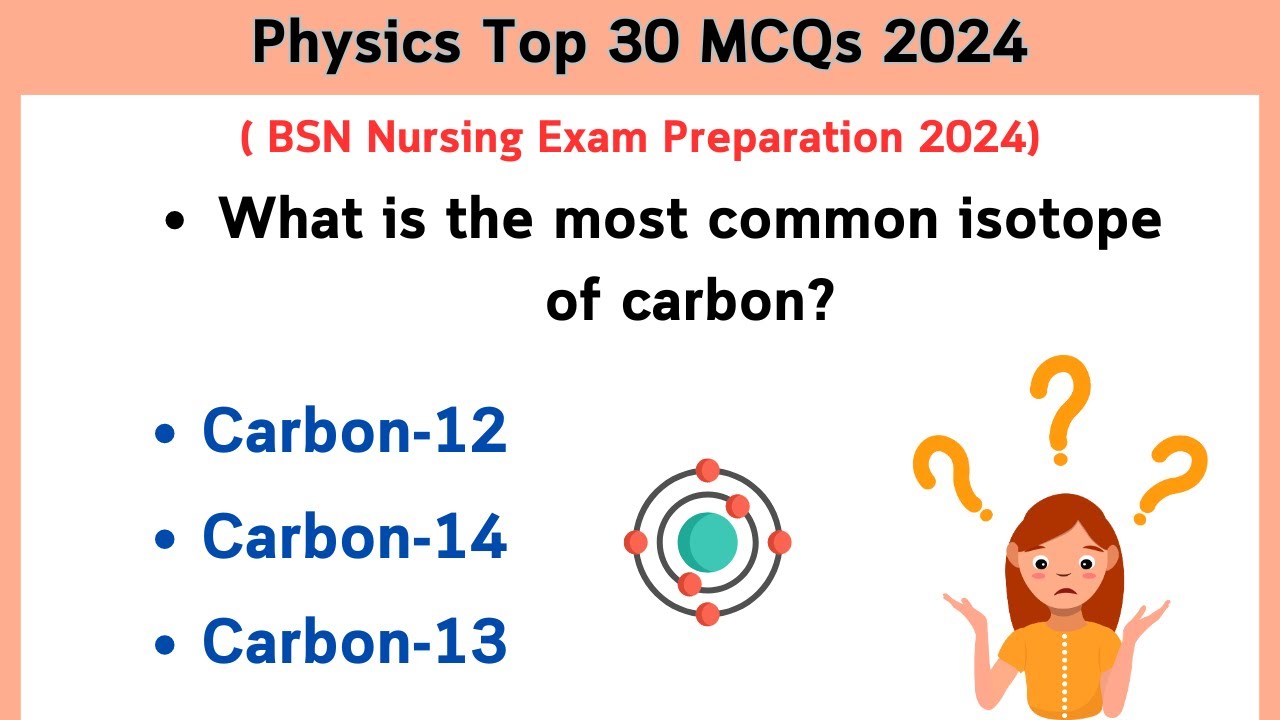 Comprehensive Physics MCQs for BSN Entry Test 2024 || Lesson 6 # ...