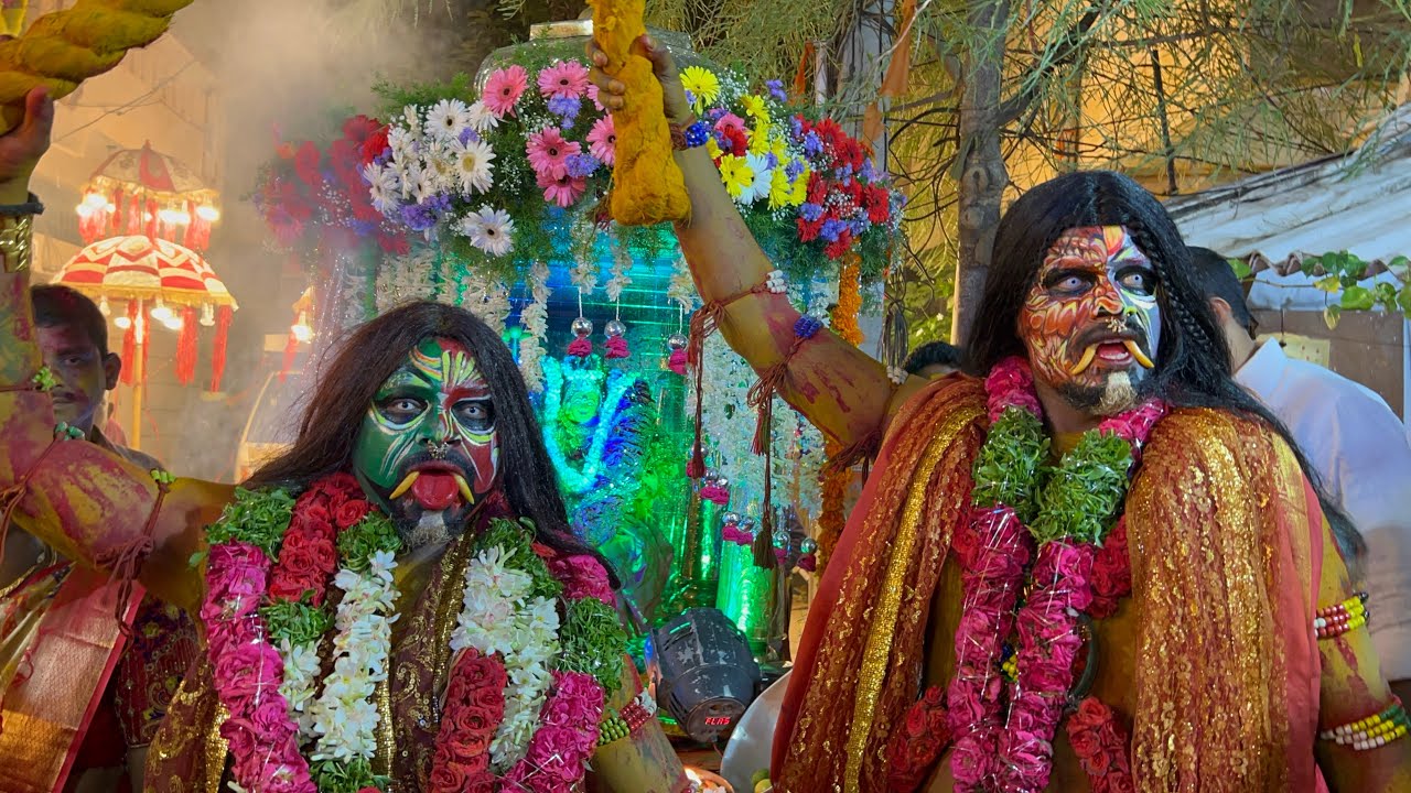 Palaram Bandi Procession At Sanath Nagar Bonalu 2024|Potharaju Dance ...