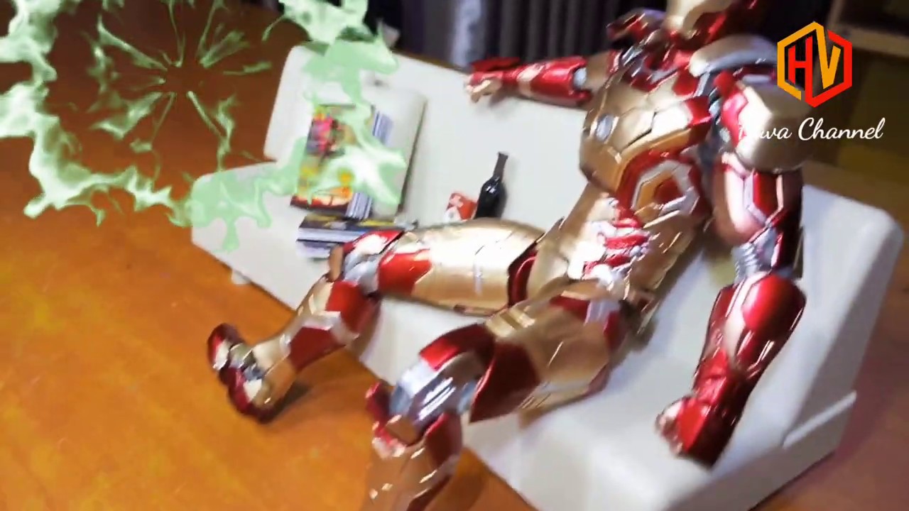 Unboxing Action figure SHF Iron Man Mark 42 Bootleg Bonus Gift Tony's ...