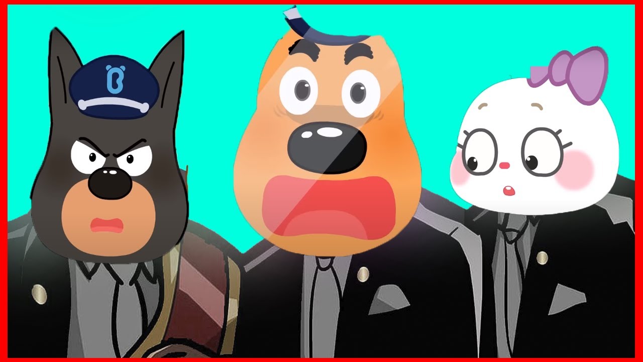 SCARY BabyBus: Police Cartoon Sheriff Labrador - Coffin Dance Song ...