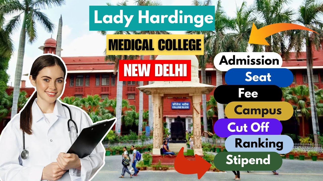 Lady Hardinge Delhi College Review🔥 | Fee | Cut Off | Seats #mbbs #neet ...