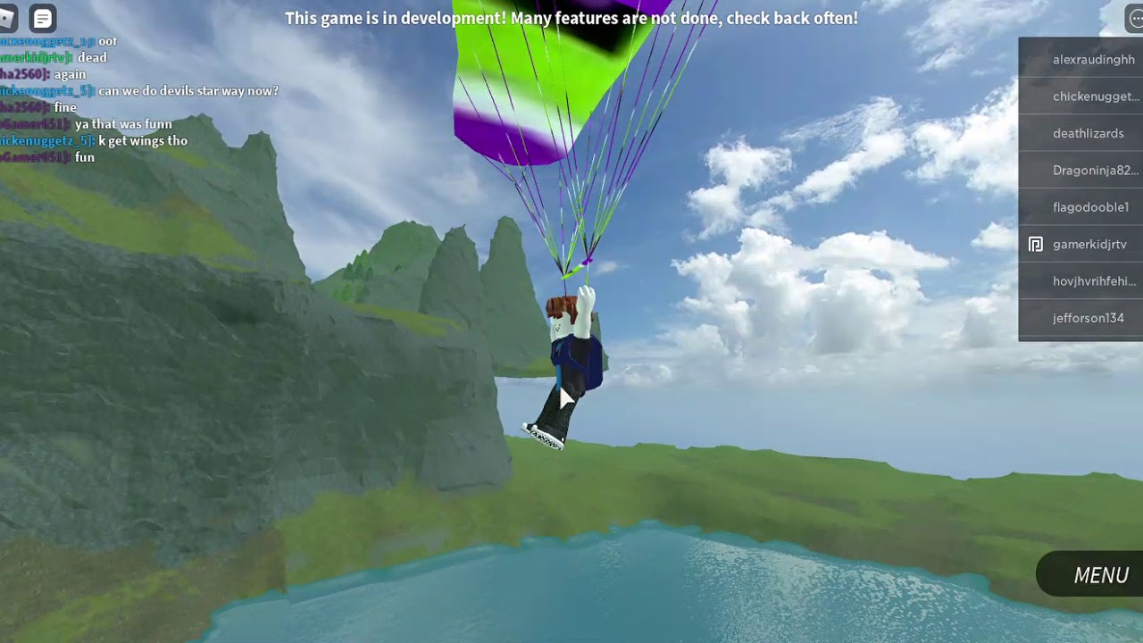Checking out cool skydiving game on Roblox - YouTube