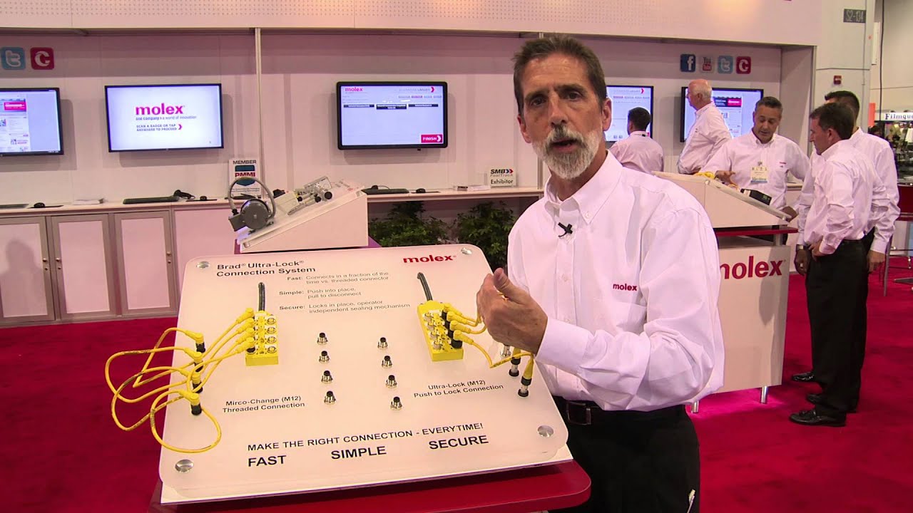 Molex - Brad® Ultra-Lock® Connection System - PackExpo - YouTube