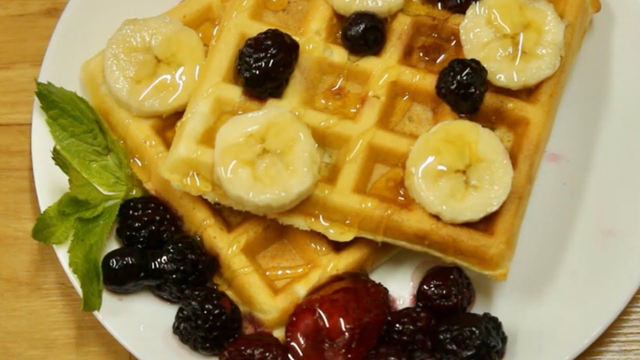 Waffles recipe | 🧇crispy and tasty waffles - YouTube