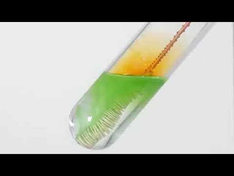 Reaction between copper and concentrated nitric acid. - YouTube