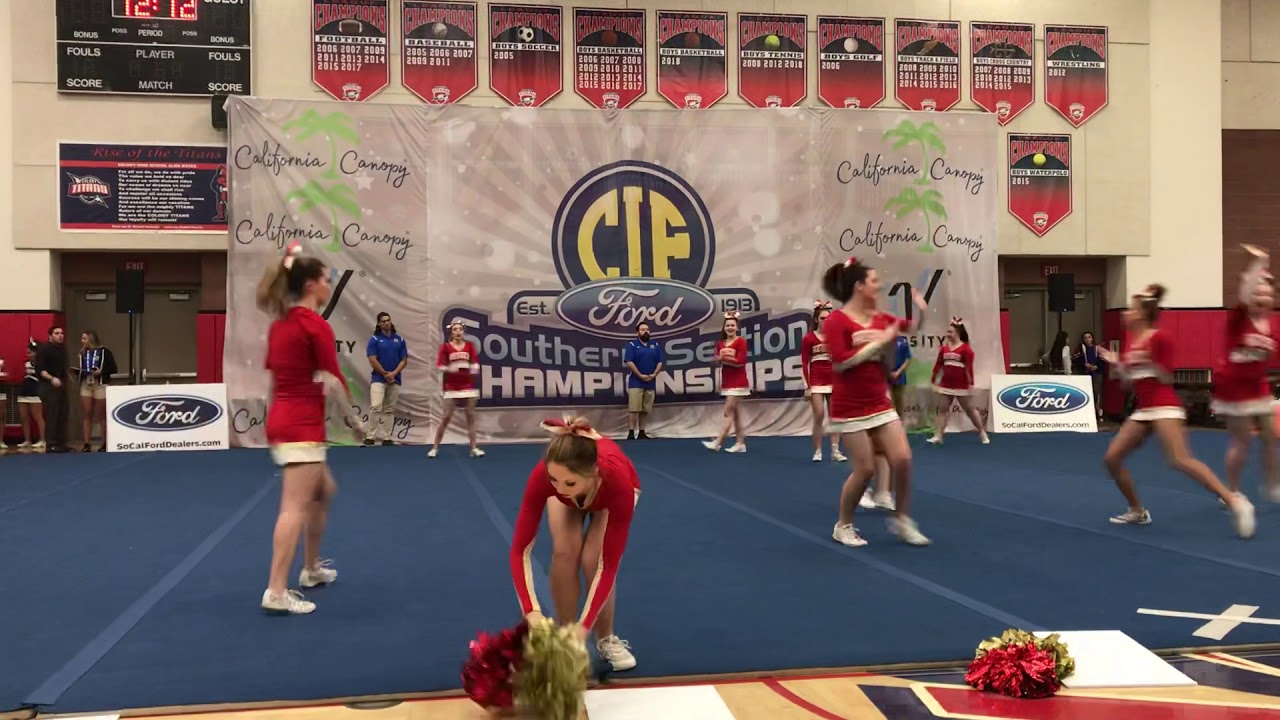 CIF Cheer Competition Leslie and PDHS - YouTube