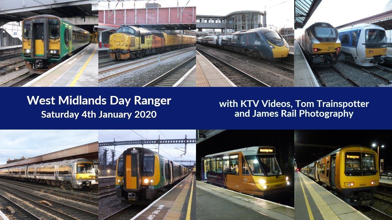 Day Out on a West Midlands Day Ranger | Saturday 4th January 2020 - YouTube