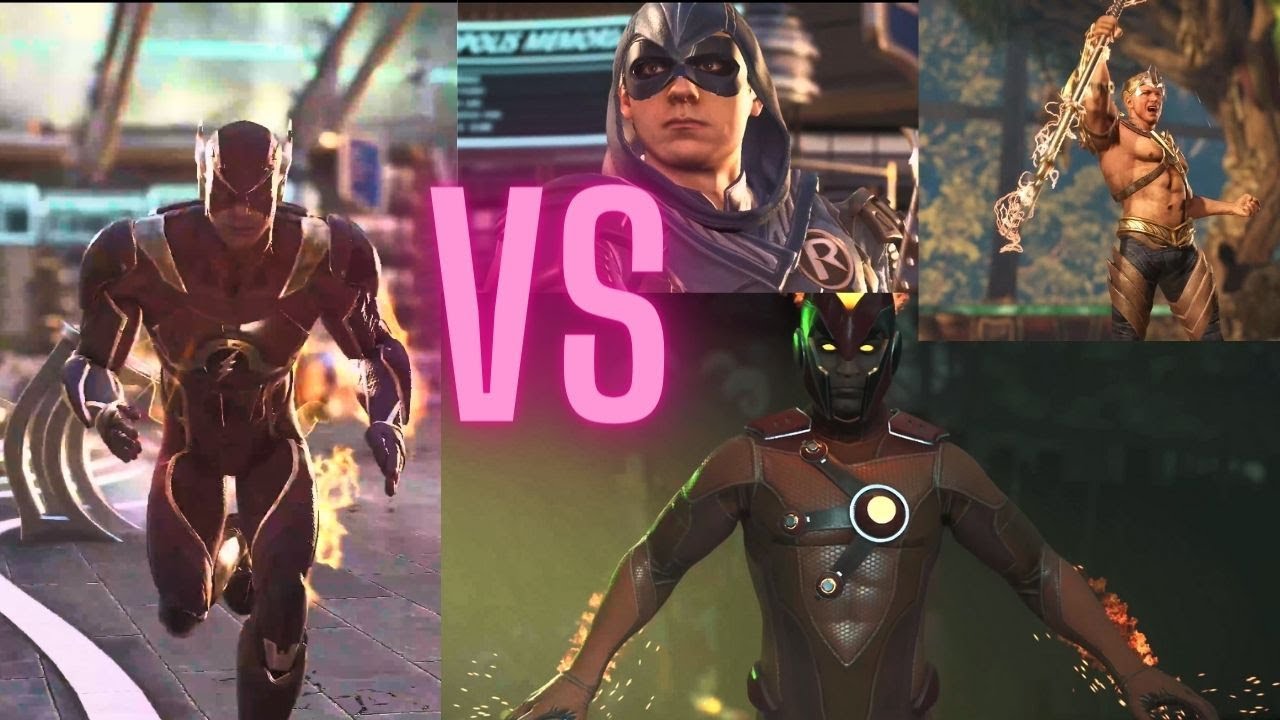 The Flash vs. Robin, Firestorm, and Aquaman: Superhero Showdown! - YouTube