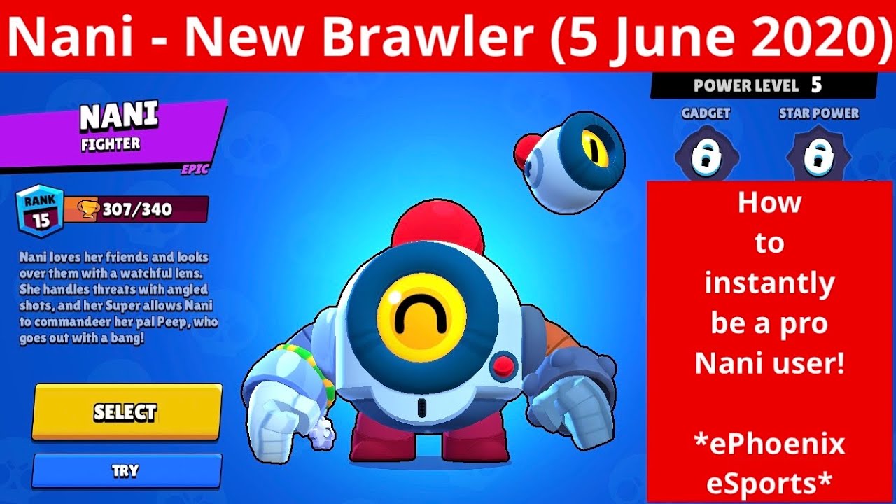 New Brawler “NANI” - Brawl Star/BS + Chest opening - YouTube
