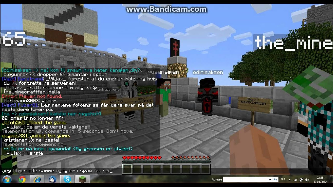 Minecraft Addexio Sin Server Ep.1 Mye Venner - YouTube