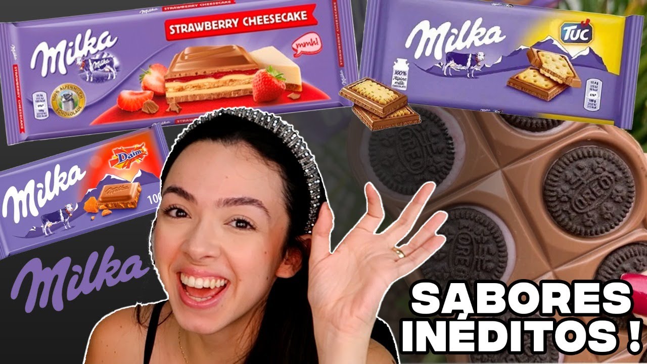 EXPERIMENTANDO VÁRIOS DOCES DA MILKA │ doces importados - YouTube