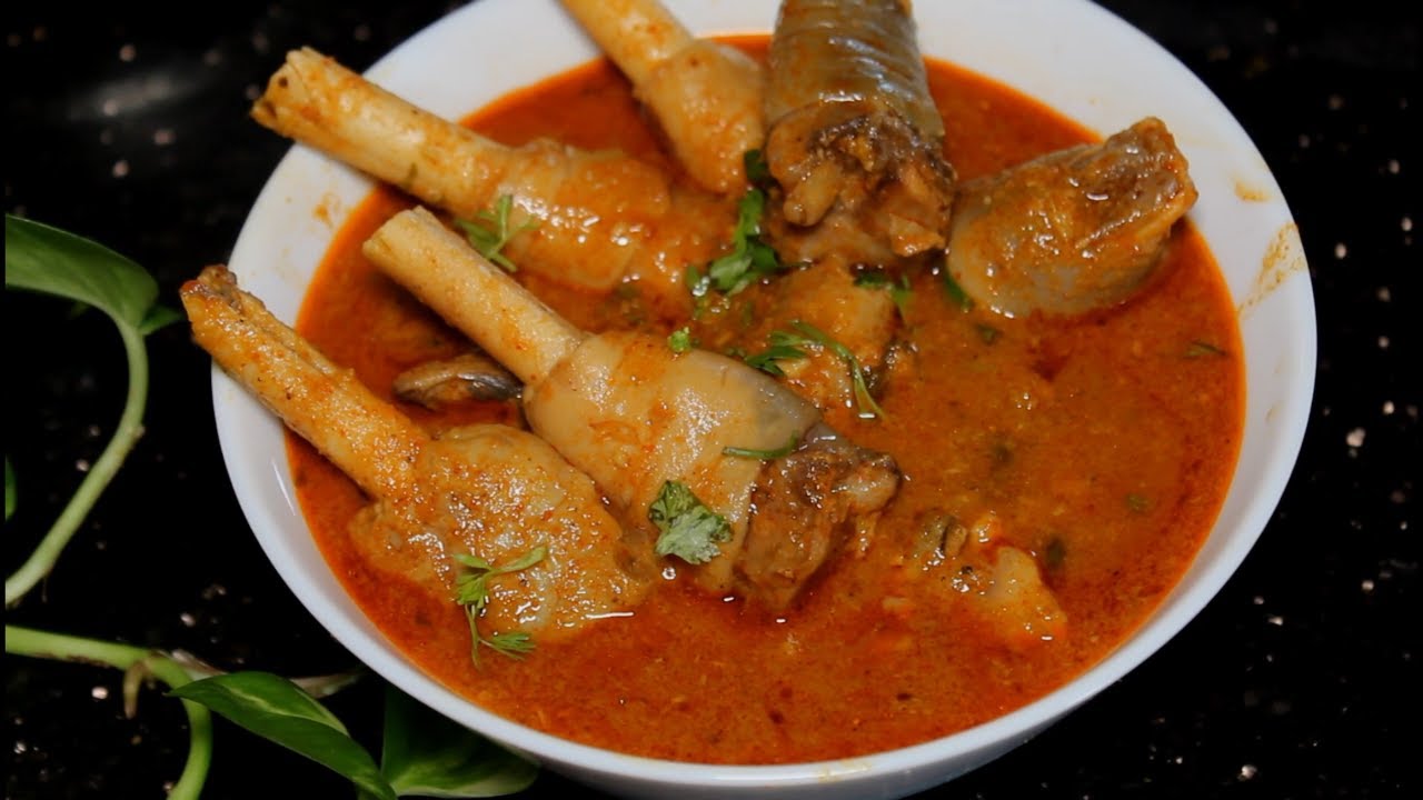 Mutton Paya Curry | How to make Mutton Paya Curry | Goat Trotters Curry ...