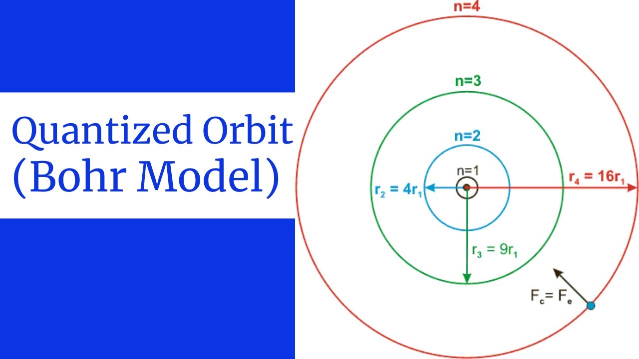 Radii of Quantized orbit (Bohr Model) - YouTube