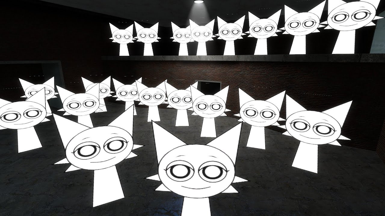 WHITE SPRUNKI NEXTBOT ATTACKING ME IN GARRY'S MOD! - YouTube