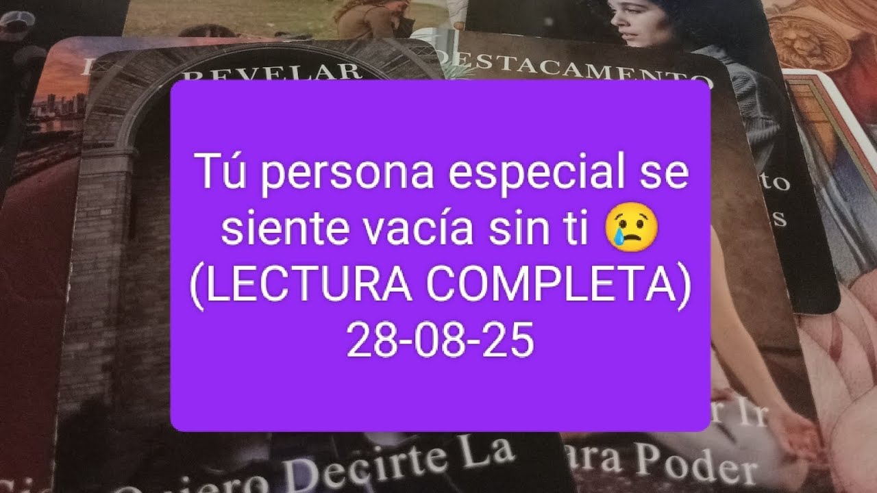 *TU PERSONA ESPECIAL...TE NECESITA,ERES SU LUZ Y SU GUÍA 💫* - YouTube